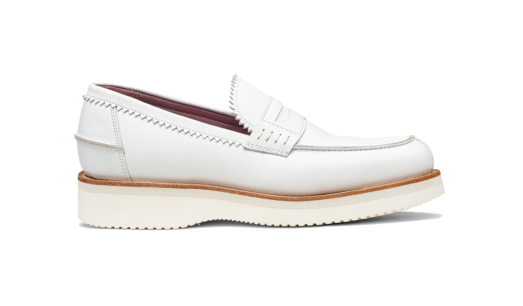 Maddie - White Leather | Barker Shoes UK