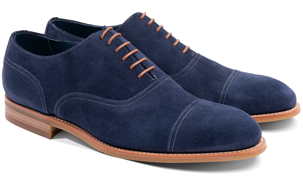 Pullman - Blue Suede | Barker Shoes UK