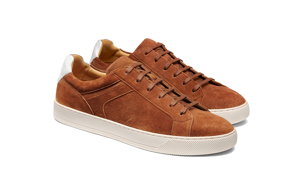 Skylar - Copper Suede White | Barker Shoes UK