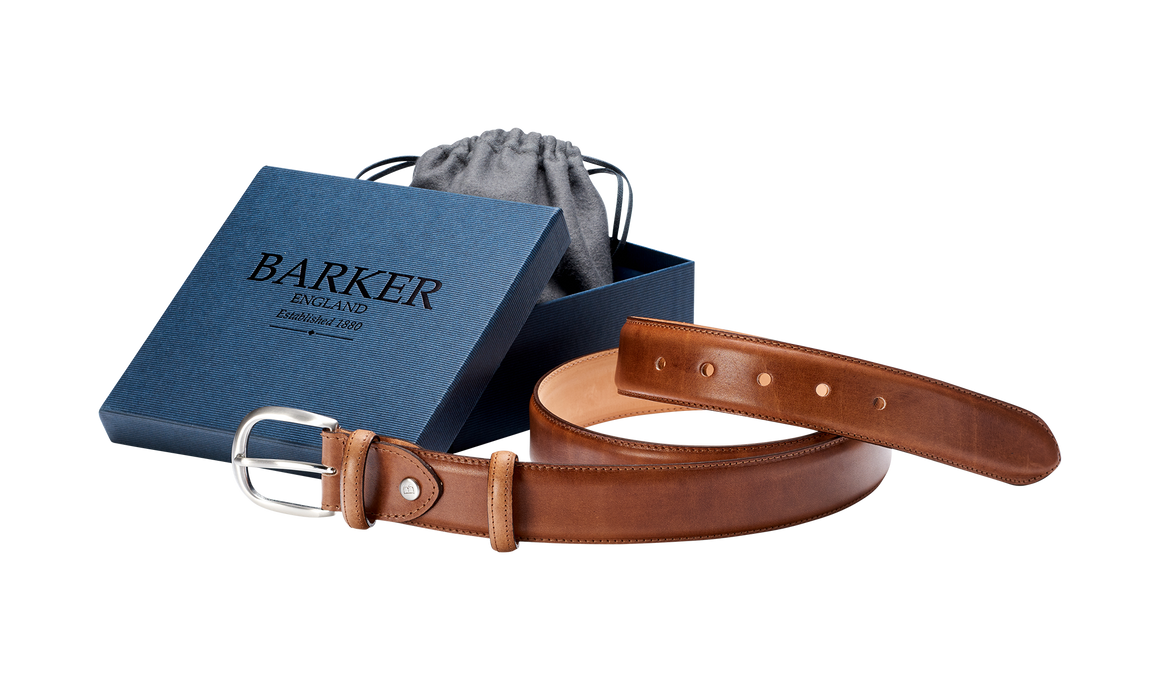 Valiant - Brown Hand Painted | Mens Brogue | Mens Oxford | Barker Shoes UK