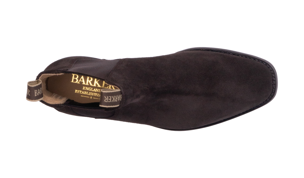 Sutton - Dark Brown Suede | Barker Shoes UK